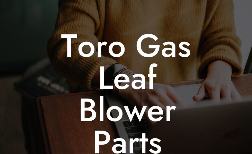 Toro Gas Leaf Blower Parts - Leaf Blower Hire UK